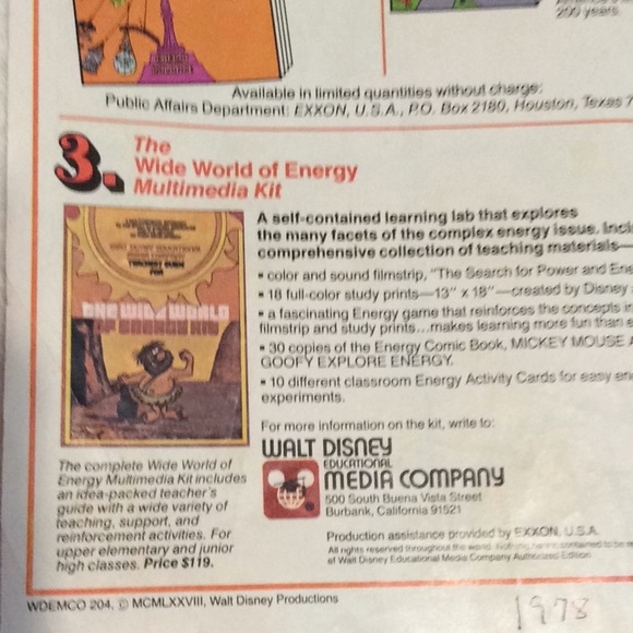 Walt Disney Educational Media Company | Other | Vtg Mickey Mouse Goofy ...